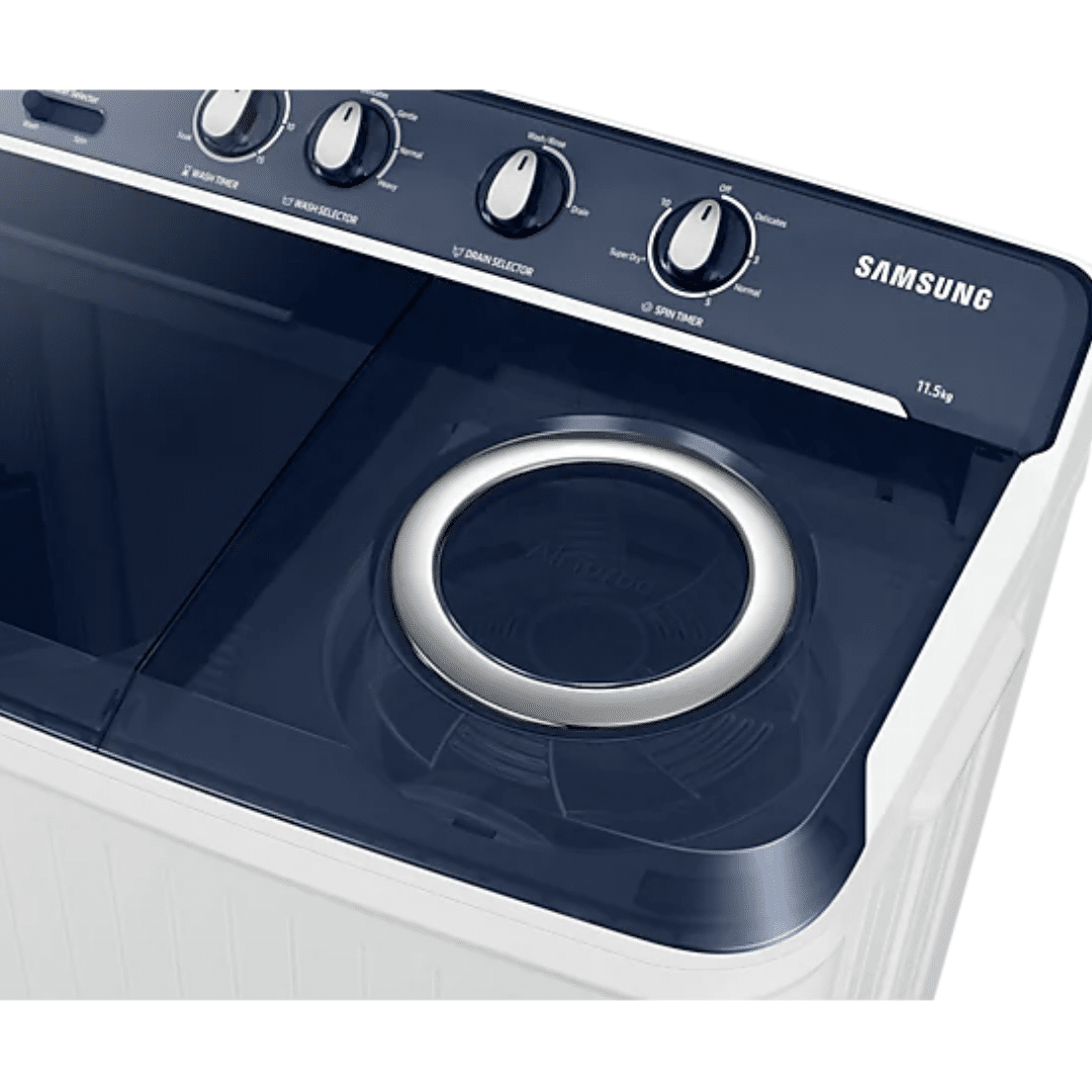 Samsung 11.5 Kg Semi-Automatic Washing Machine (Blue Lid, WT11A4600LL ...