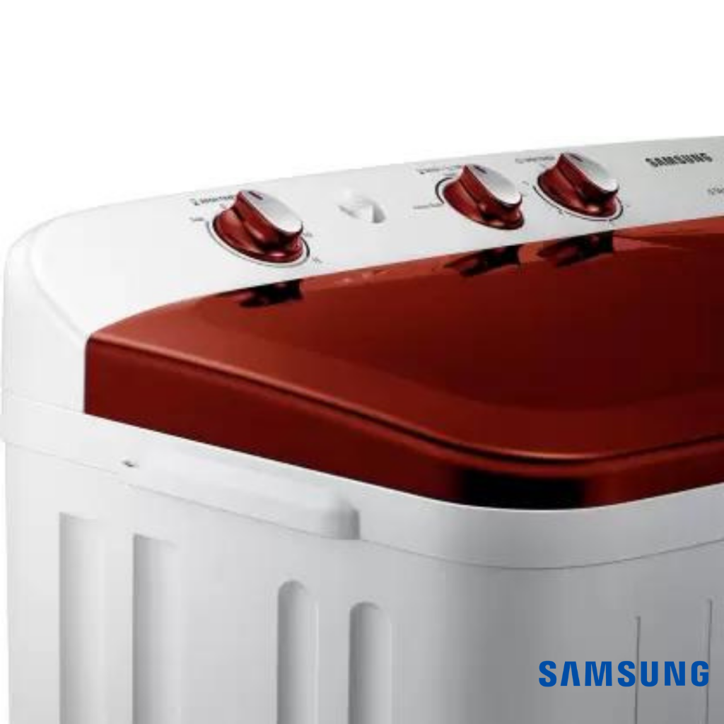 Buy Samsung 6.5 Kg Semi Automatic with Double Storm Pulsator (Red Lid ...