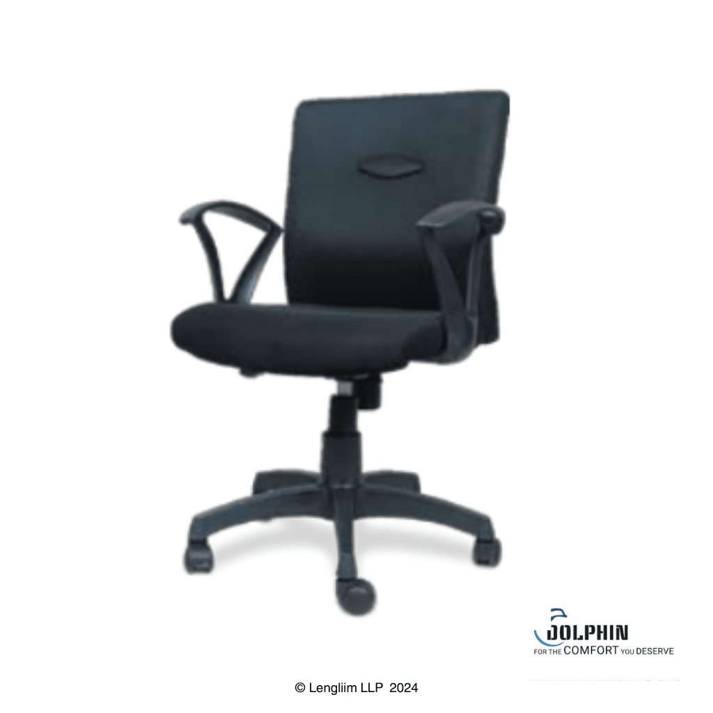 Dolphin DF 89 Medium Back Mesh Office Chair - Lengliim