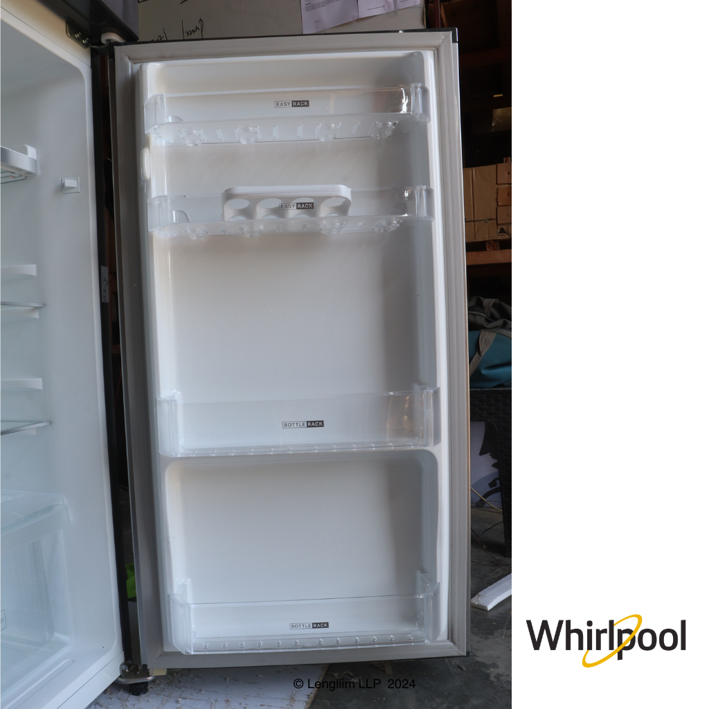 Whirlpool 235 Liters 2 Star Double Door Fridge (Athena Steel, 22149 ...