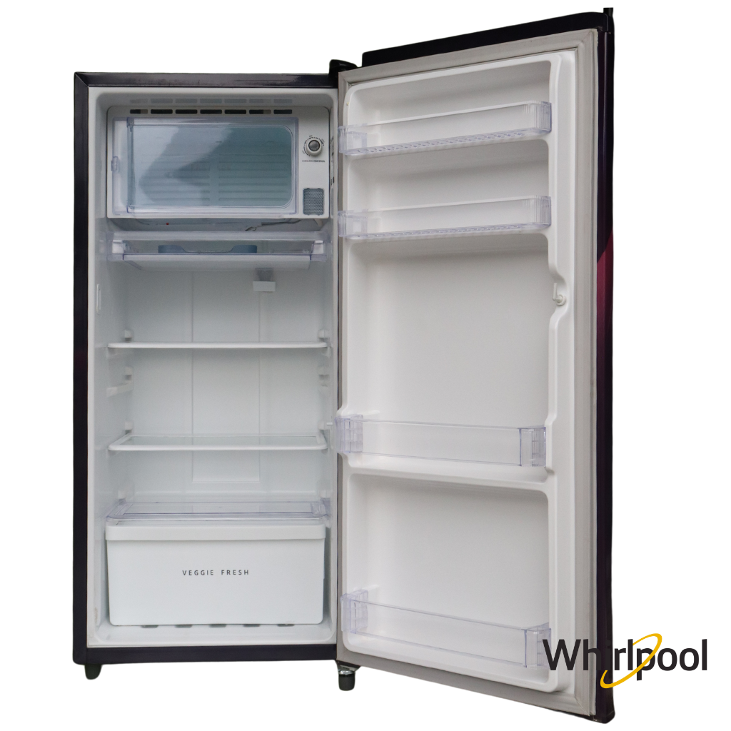 Whirlpool 180 Liters 1 Star Single Door Fridge (Purple Gloria, 72494 ...