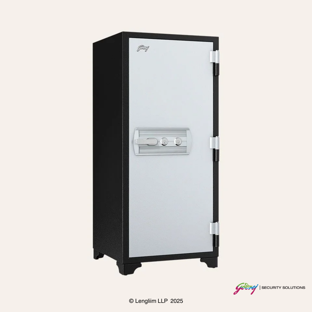 Godrej Centiguard 169 Liters Steel 1060 Fire Safe Home Locker (Double ...