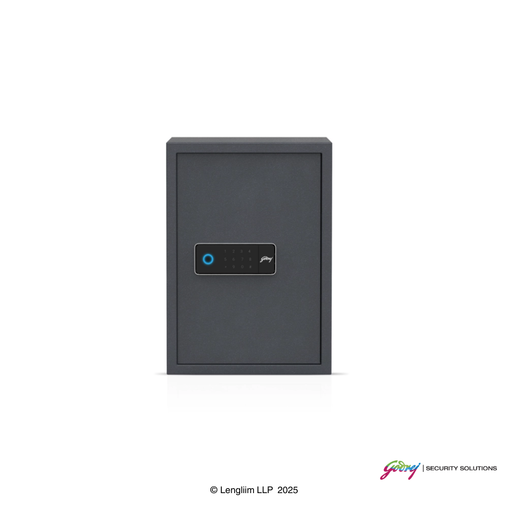 Godrej NX Pro Pus 45 Litres Steel Digital + Biometric Home Locker (10X ...